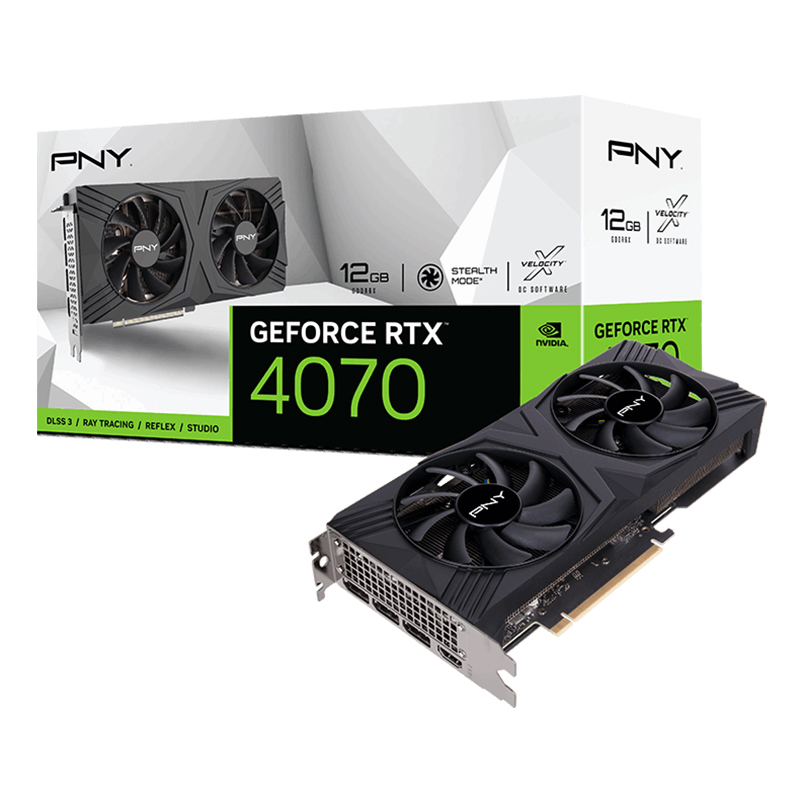 Refurbished - PNY GeForce RTX 4070 VERTO Dual Fan 12GB Video Card ...