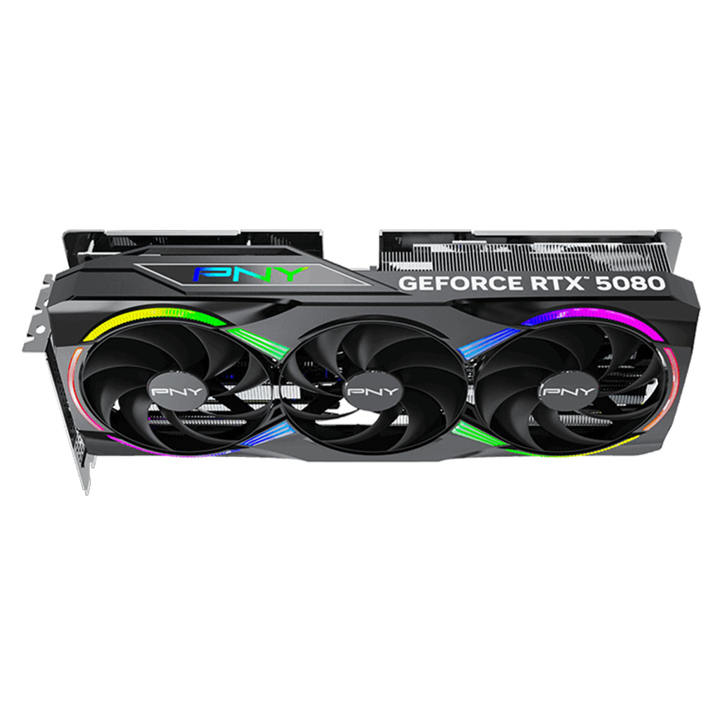 PNY GeForce RTX 5080 EPIC-X RGB Triple Fan OC 16GB Video Card ...