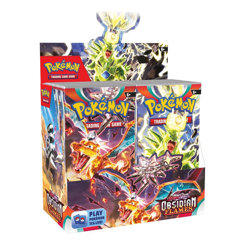 Pokemon Tcg Scarlet And Violet 3 Obsidian Flames Booster Box