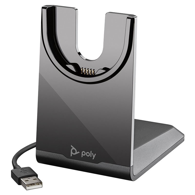 HP Poly Voyager Focus 2 MS ANC Stereo Bluetooth Headset (Stand + USB ...