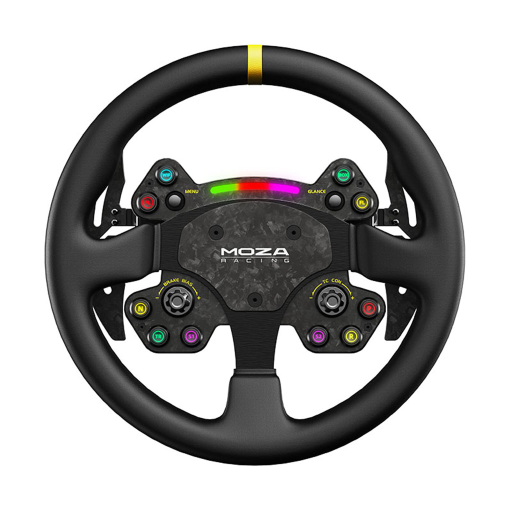 Bundle Deal: MOZA R9 V2 Direct Drive Wheel Base + MOZA RSV2 Leather Round Wheel - AC68185 ...