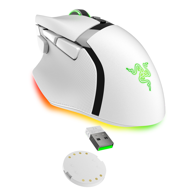 Razer Basilisk V3 Pro Ergonomic Wireless Optical RGB Gaming Mouse ...