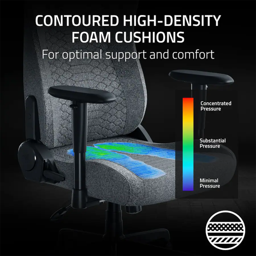 Razer Iskur V2 X Gaming Chair w/ Integrated Lumbar Support - Black ...