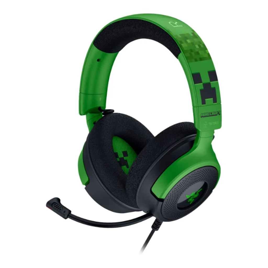 Razer Kraken v4 X Wired USB Gaming Headset - Minecraft Edition - RZ04 ...