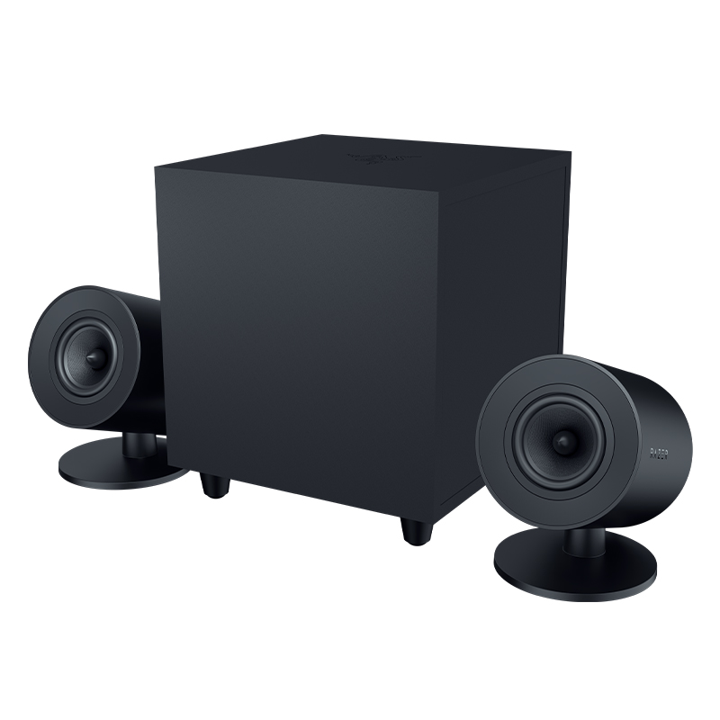 Razer Nommo V2 2.1 USB-C + Bluetooth RGB PC Gaming Speakers with Wired ...