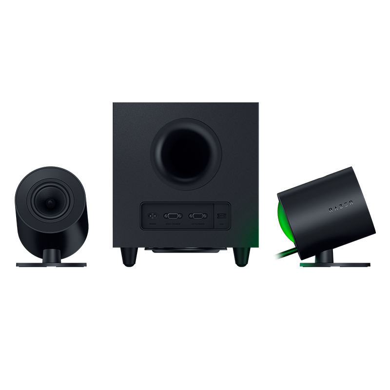 Razer Nommo V2 2.1 USB-C + Bluetooth RGB PC Gaming Speakers with Wired ...