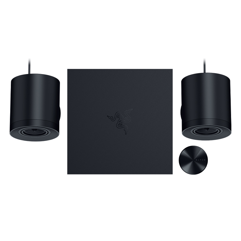 Razer Nommo V2 Pro 2.1 USB-C + Bluetooth RGB PC Gaming Speakers with ...