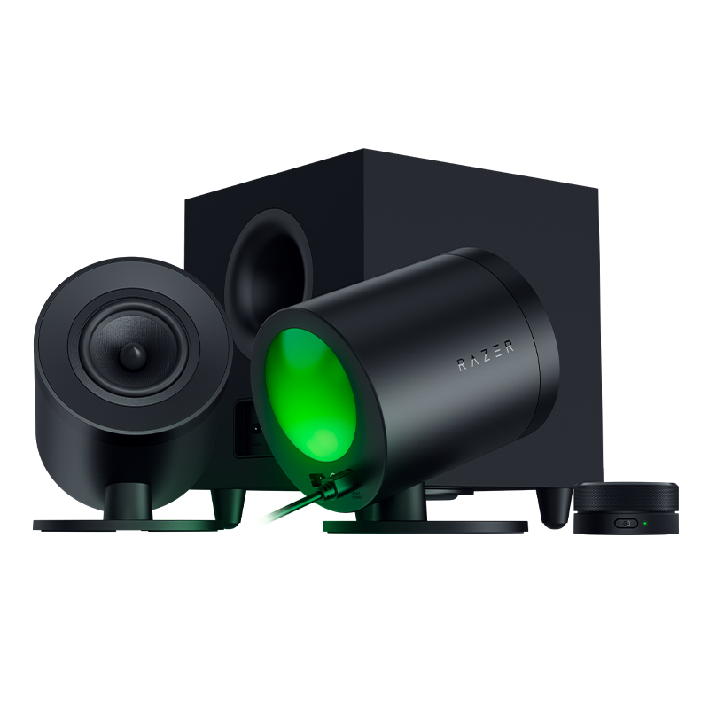 Razer Nommo V2 Pro 2.1 USB-C + Bluetooth RGB PC Gaming Speakers with ...