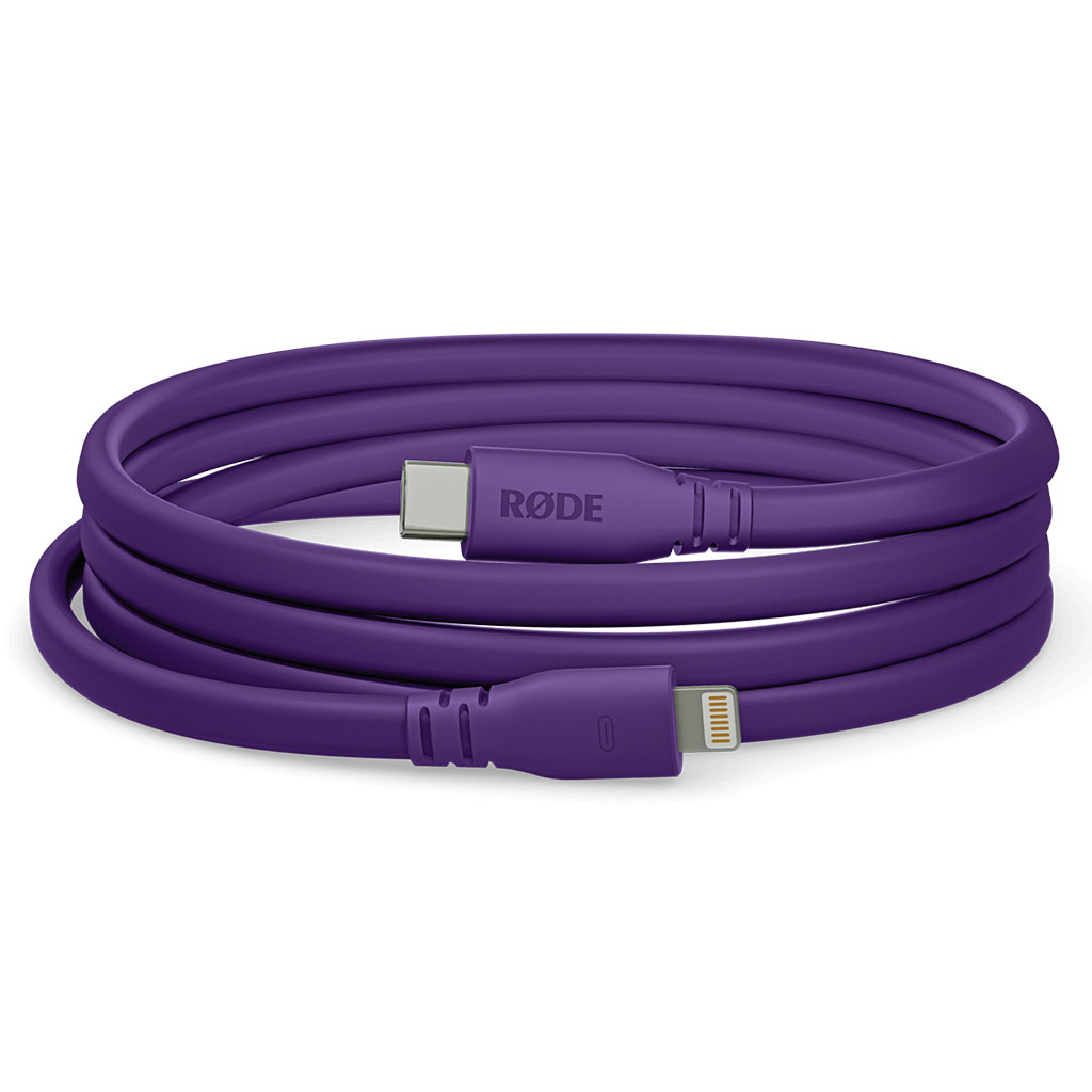 Rode SC19 Purple 1.5m USB-C to Lightning Cable - SC19-PU | Mwave