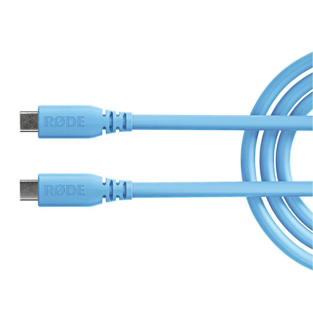 Rode SC27 Blue 2m SuperSpeed USB-C to USB-C Cable - SC27-B | Mwave