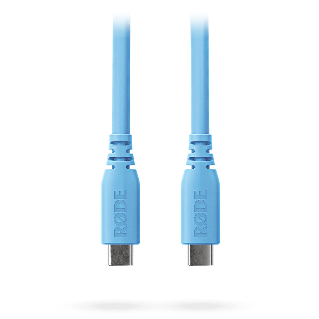 Rode SC27 Blue 2m SuperSpeed USB-C to USB-C Cable - SC27-B | Mwave