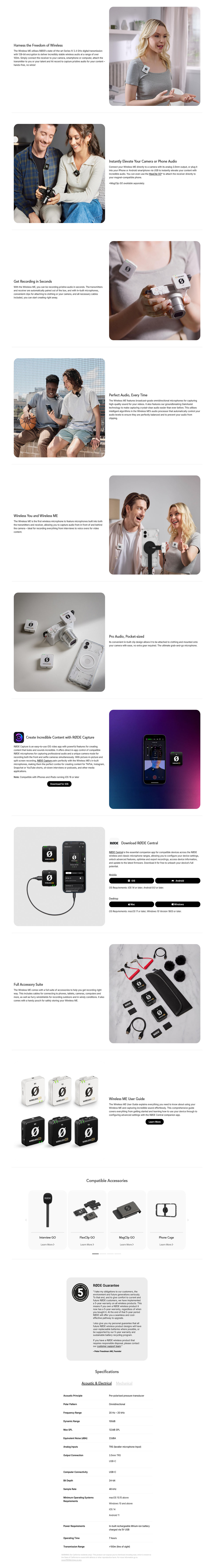 Rode Wireless ME DUAL Ultra-Compact Wireless Microphone System ...