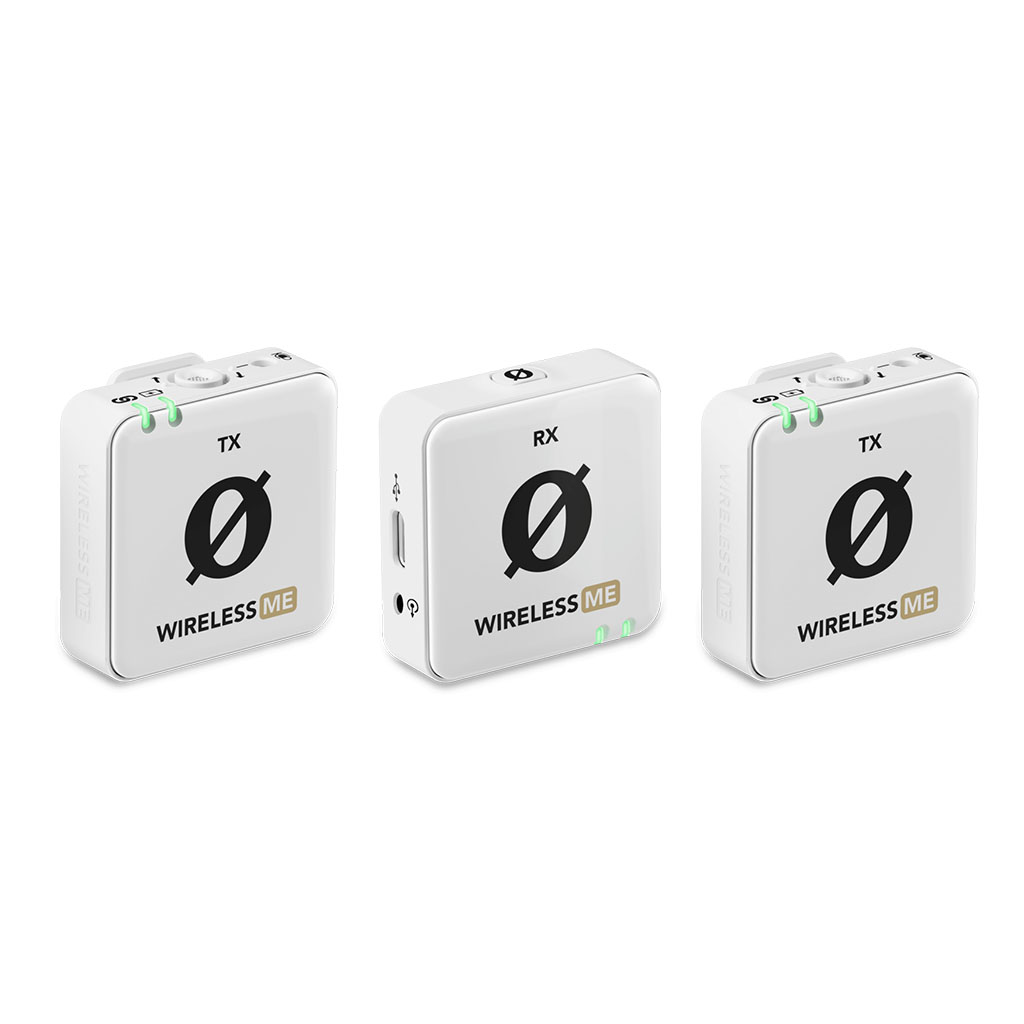 Rode Wireless ME DUAL Ultra-Compact Wireless Microphone System - White ...