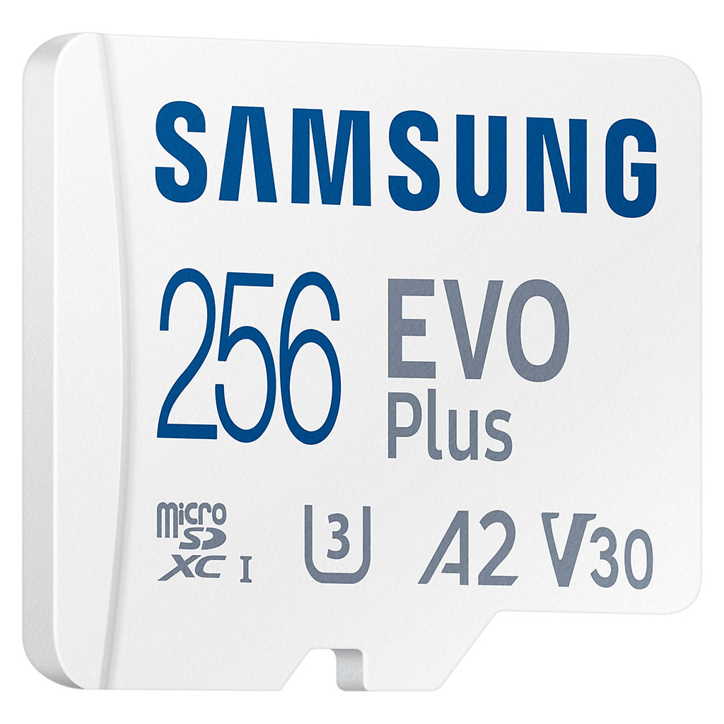 Samsung 256GB EVO Plus microSDXC V30 A2 U3 Memory Card - 160MB/s - MB ...