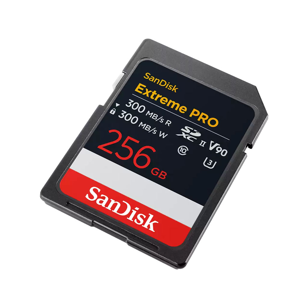 SanDisk 256GB Extreme PRO SDXC UHS-II V90 Memory Card - 300MB/s ...