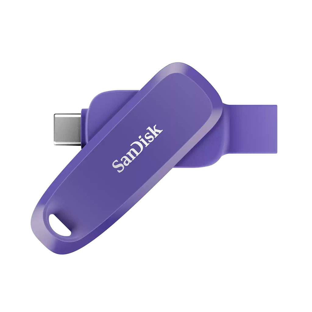SanDisk 256GB Phone Dual Drive USB 3.2 Type C+A - Purple Opulence ...