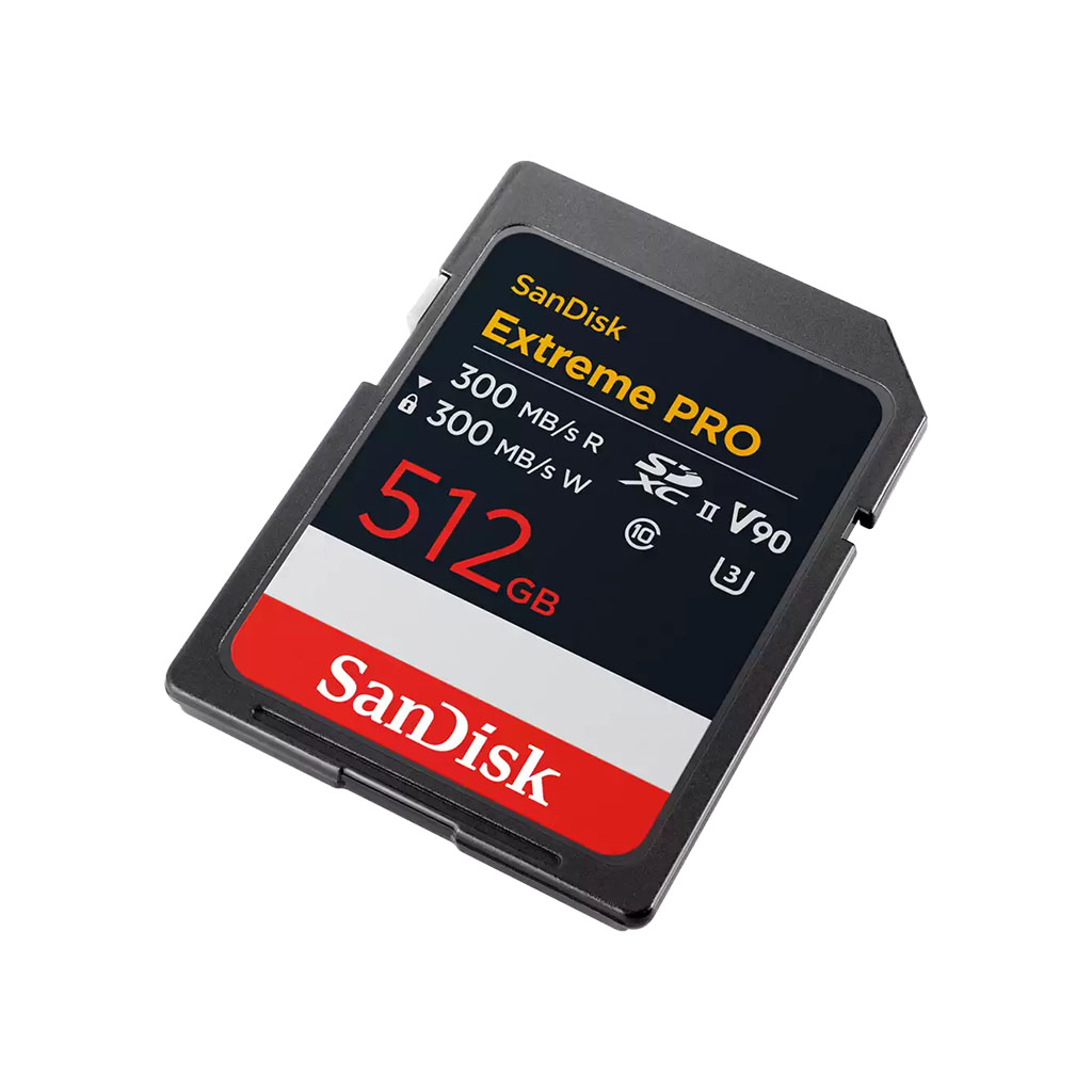 SanDisk 512GB Extreme PRO SDXC UHS-II V90 Memory Card - 300MB/s ...