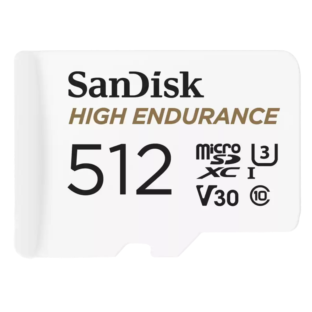 SanDisk 512GB High Endurance microSDXC UHS-I C10 U3 V30 Memory Card ...