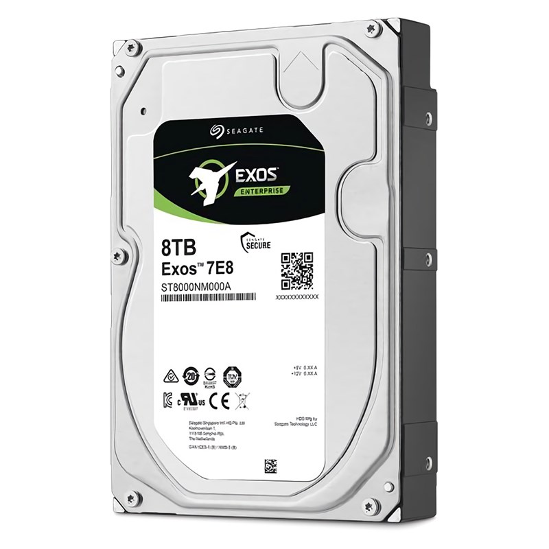 Seagate ST8000NM000A 8TB 3.5" Exos 7E8 512E SATA 7200RPM HDD ...