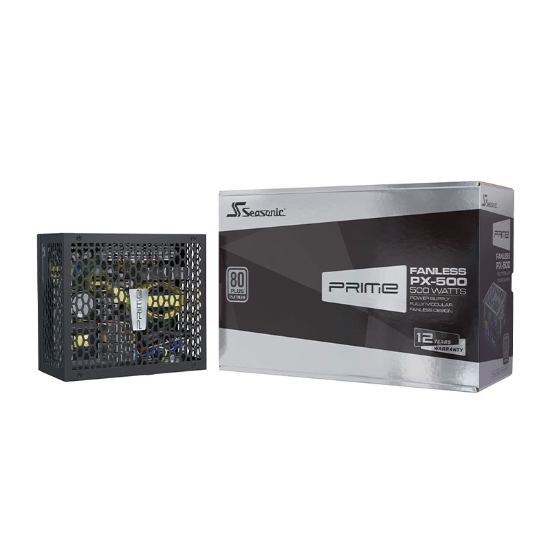 Seasonic PRIME FANLESS PX-500 ATX 500W 80 Plus Fully Modular Power ...