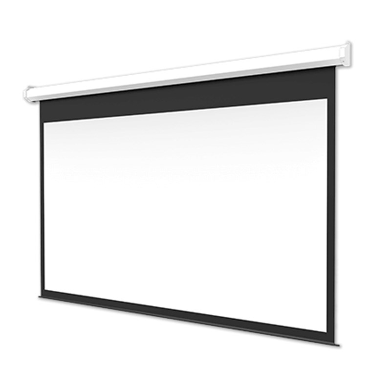 Seemax 100" Classic Motorized 16:9 Projector Screen - Matte White ...
