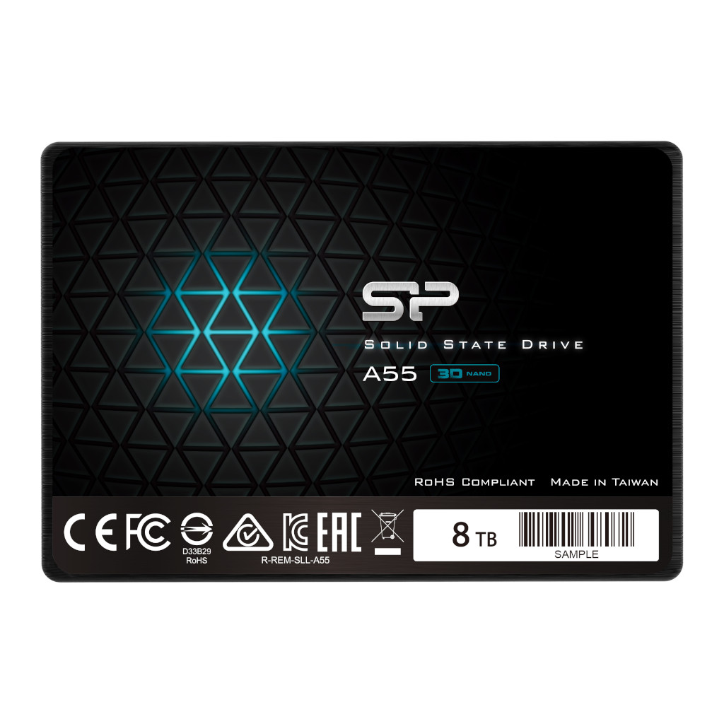 Silicon Power A55 8TB 2.5" SATA III 3D NAND SSD - SP008TBSS3A55S25 | Mwave