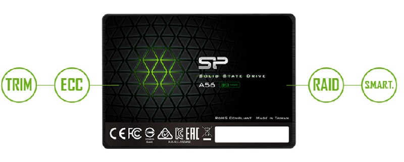 Silicon Power A56 2TB 2.5" SATA III 3D NAND SSD - SP002TBSS3A56A25 | Mwave