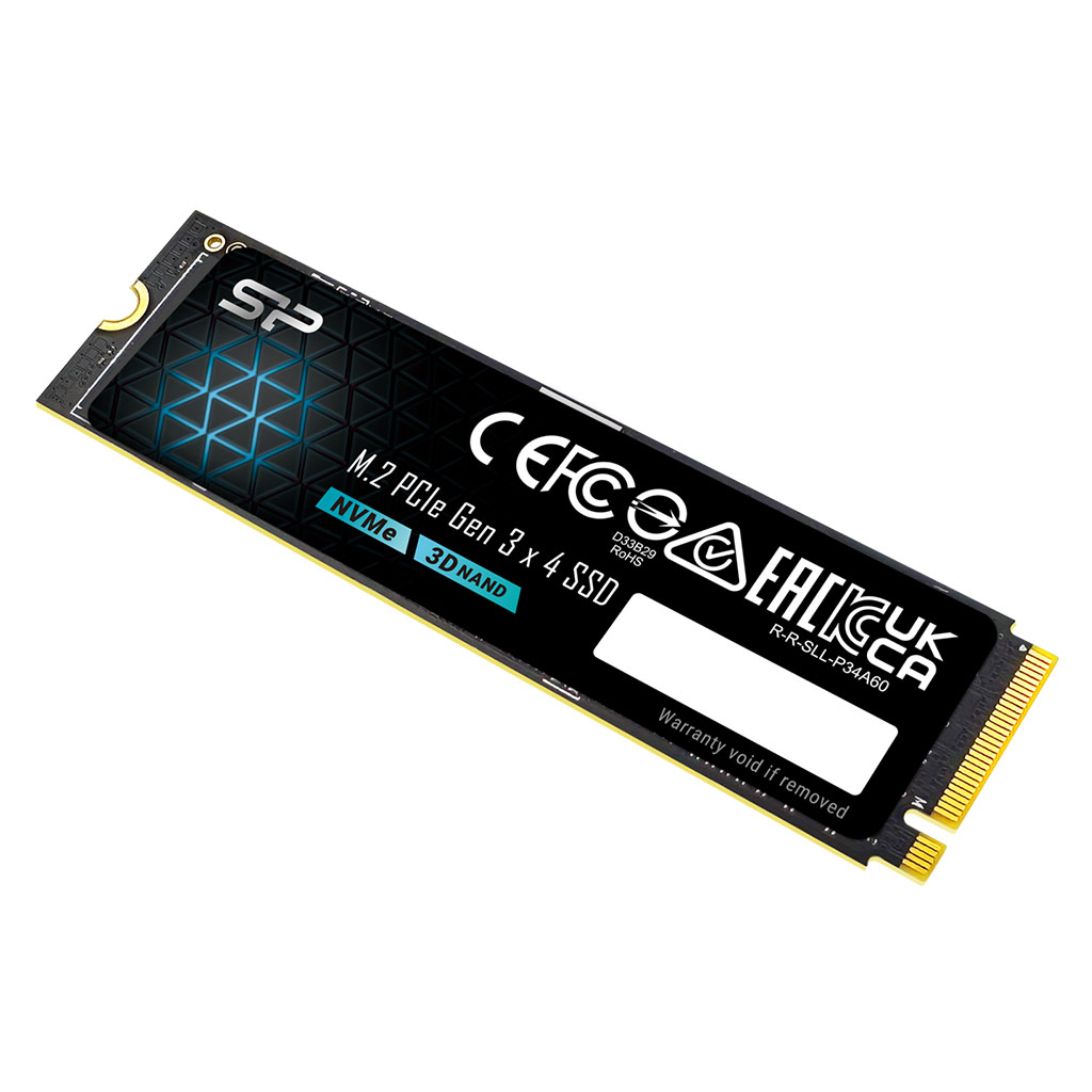 Silicon Power P34A60 512GB PCIe 3.0 NVMe M.2 SSD - SZ512GBP34A60M28AU ...