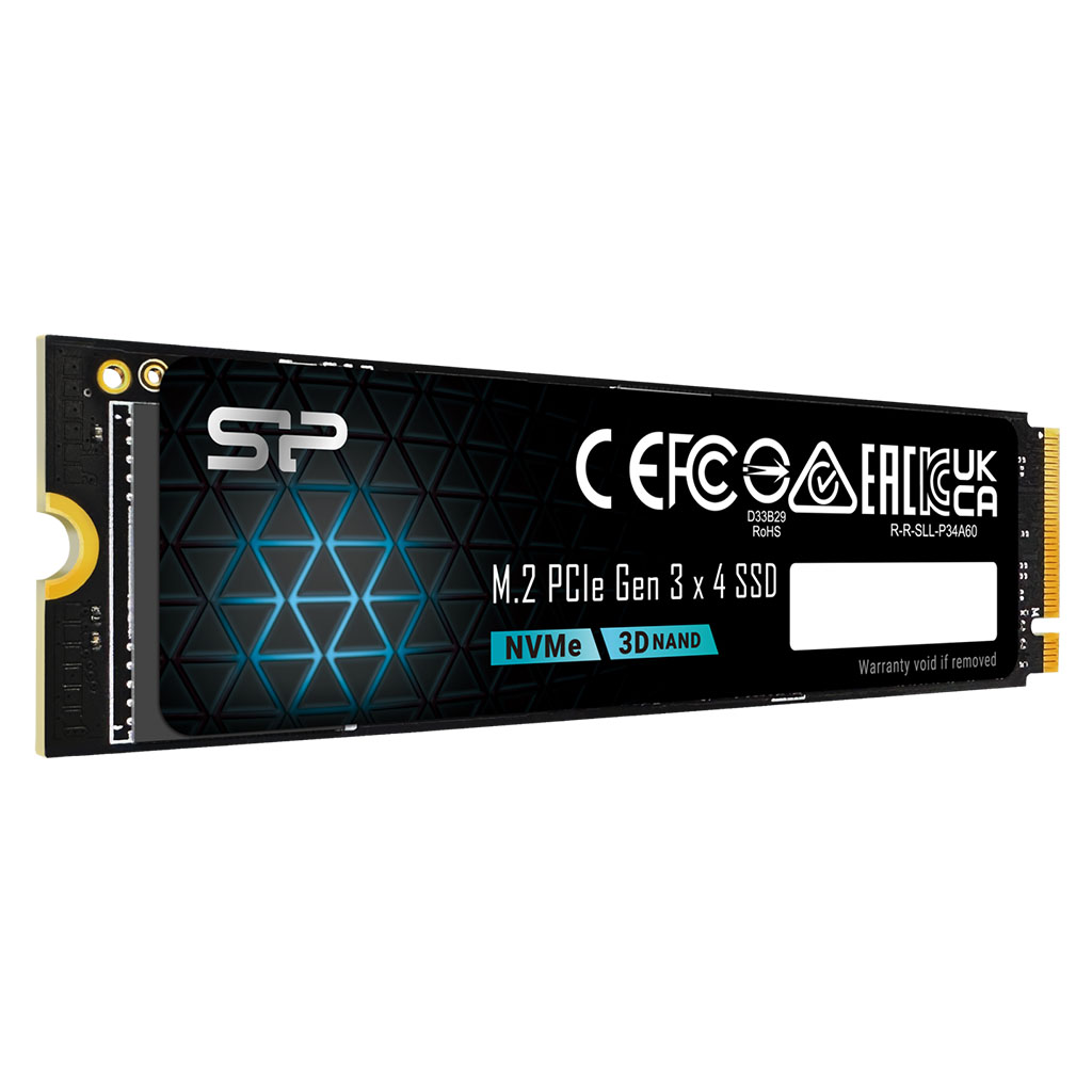 Silicon Power P34A60 512GB PCIe 3.0 NVMe M.2 SSD - SZ512GBP34A60M28AU ...