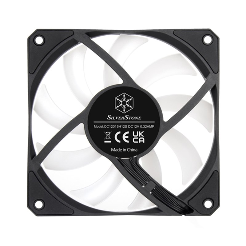SilverStone Air Slimmer 120 ARGB Enhanced Performance Slim Case PWM Fan ...