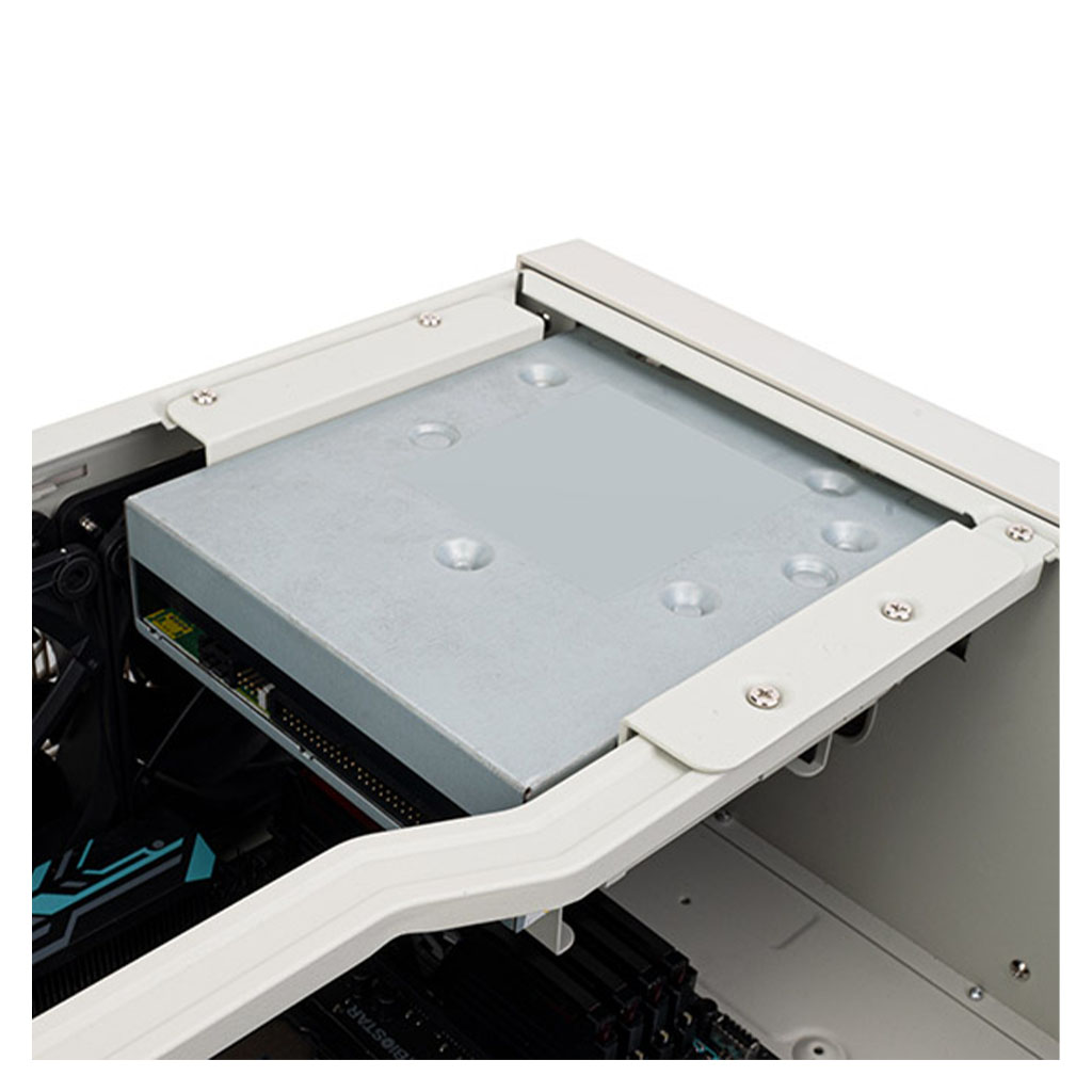 SilverStone FLP01W Retrofitted HTPC ATX Case - White (No PSU) - SST ...