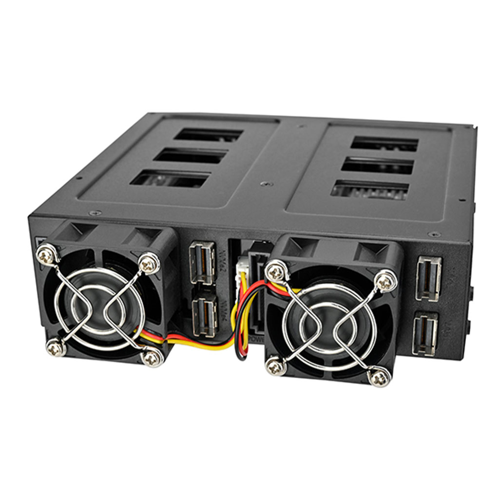 SilverStone FS204B-US Device Bay to 4U.2 SSD Adapter Cage - SST-FS204B ...