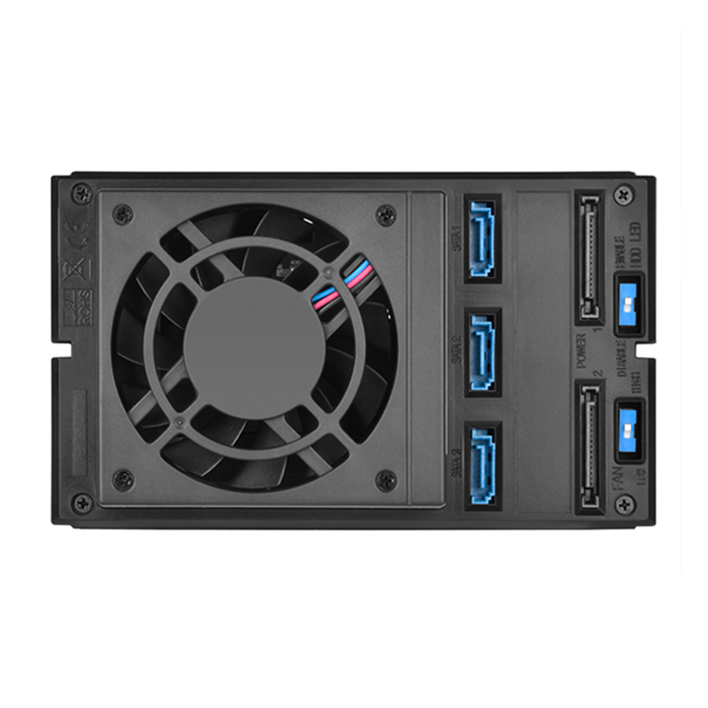 SilverStone FS303-12G 3-Bay Double 5.25" Cage for 3.5" SAS/SATA HDDs ...