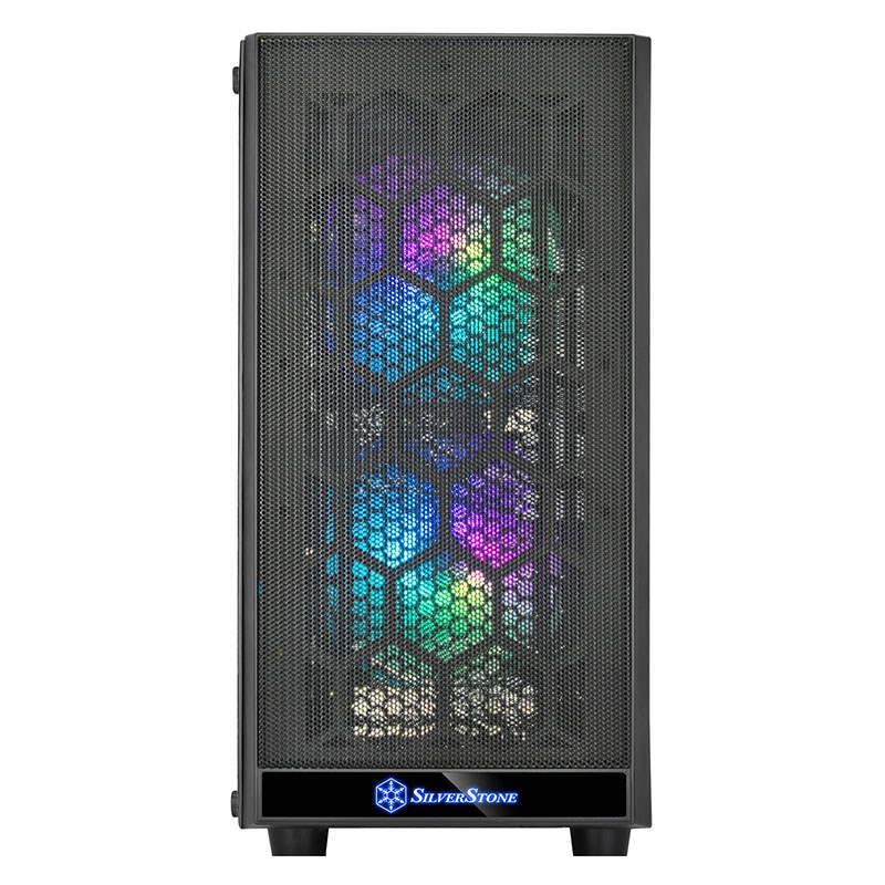 SilverStone Precision PS15 PRO ARGB Tempered Glass ARGB Micro-ATX Case ...