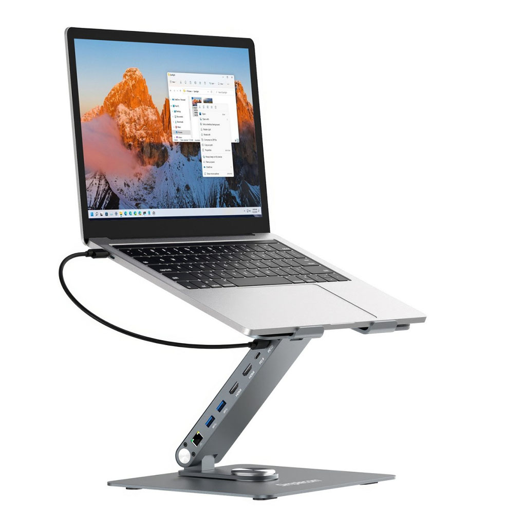 Simplecom CHT660 6-Port USB-C Docking Station Adjustable Aluminium ...
