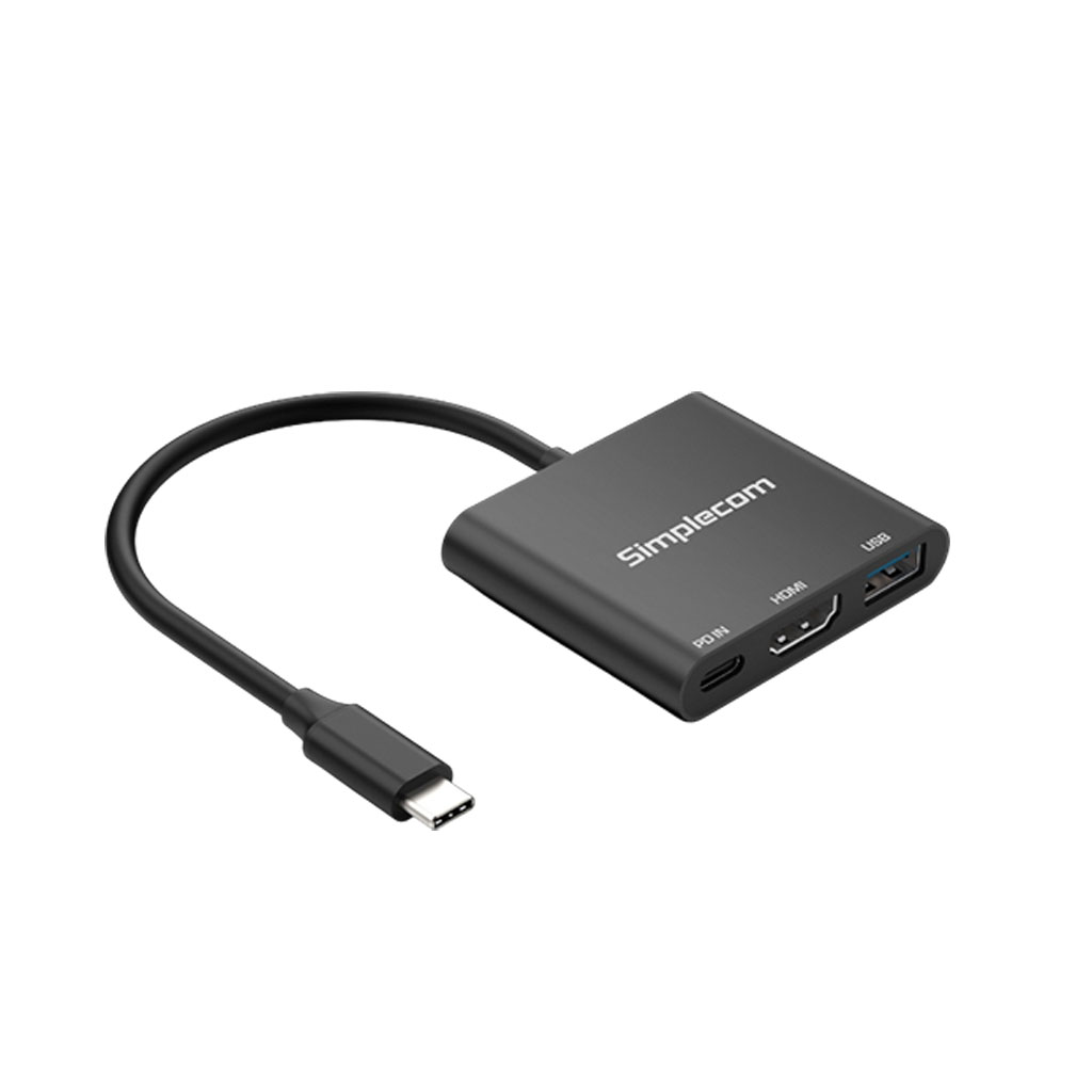 Simplecom DA320 3-In-1 USB-C 3.2 Gen 1 Adapter w/ 100W PD - DA320 | Mwave
