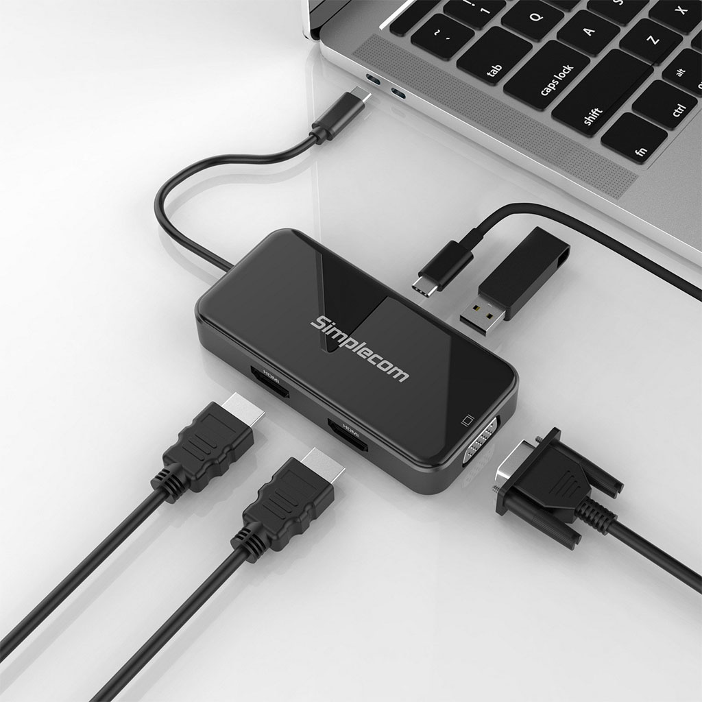 Simplecom DA451 5-in-1 USB-C Multiport Adapter - DA451 | Mwave