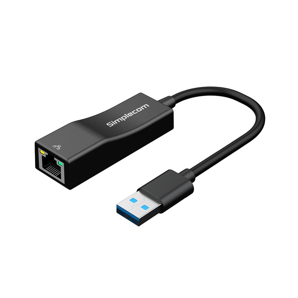 Simplecom NU302 SuperSpeed USB 3.0 to RJ45 Gigabit Ethernet Network ...