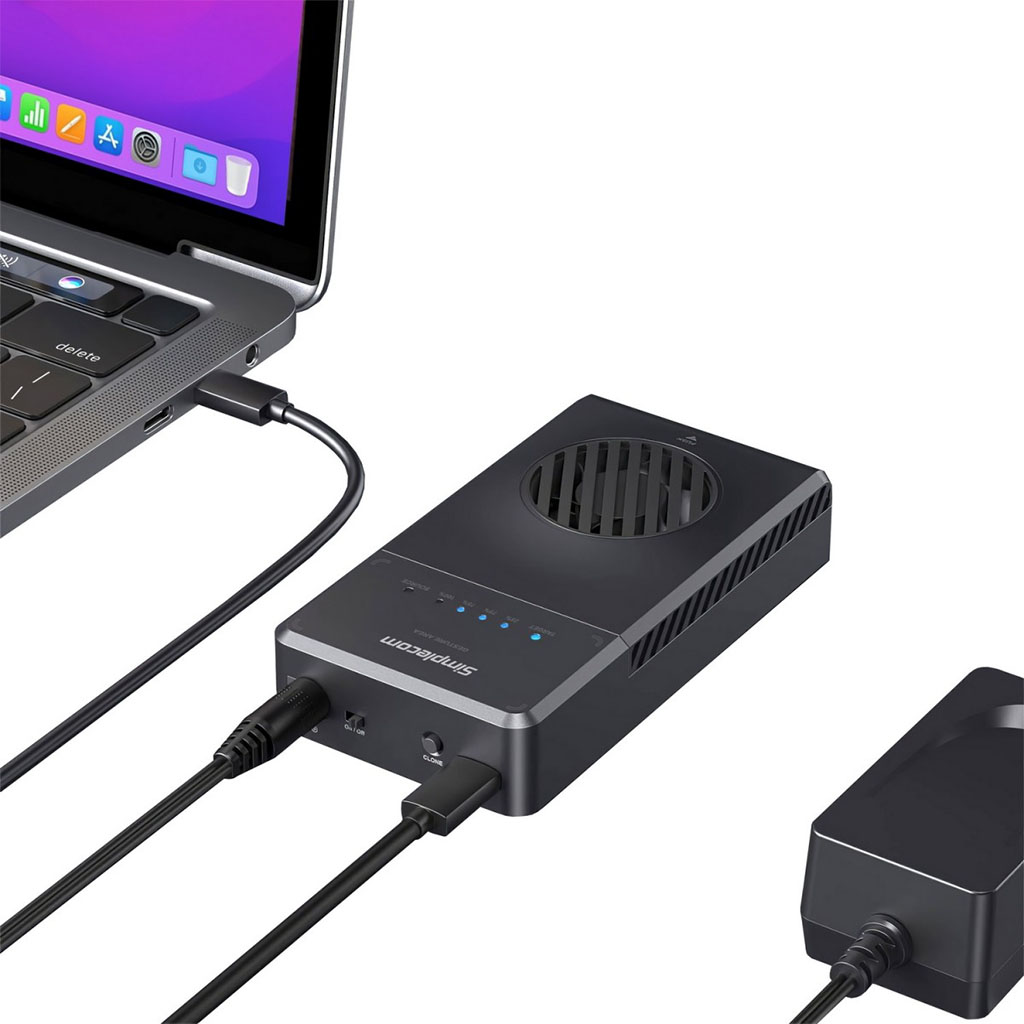 Simplecom SD560 USB 3.2 Gen 2 Dual Bay NVMe M.2 SSD Enclosure Docking ...
