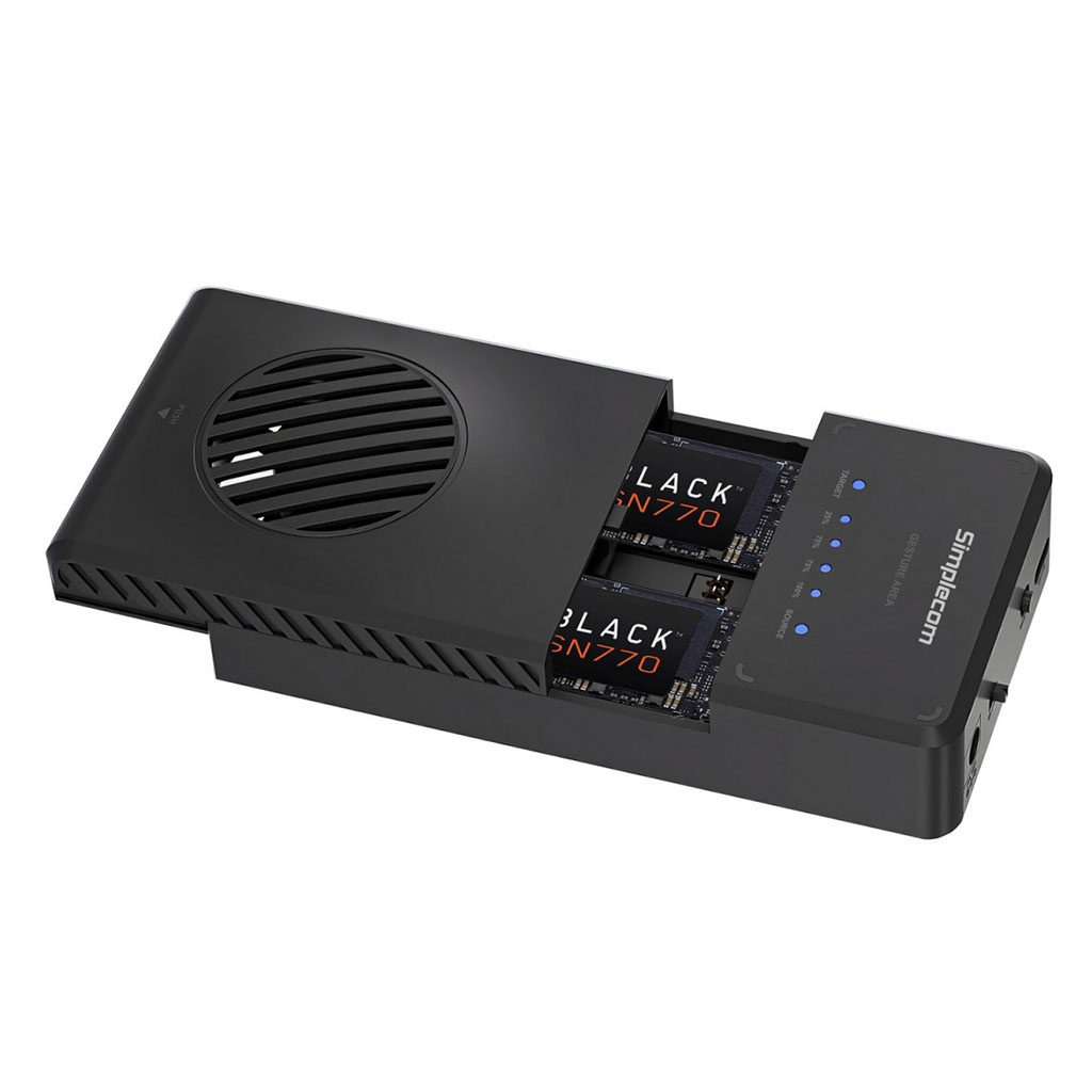 Simplecom SD560 USB 3.2 Gen 2 Dual Bay NVMe M.2 SSD Enclosure Docking ...
