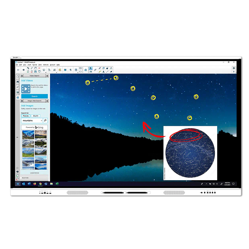 SMART Board GX PLUS V4 Series 65" 4K UHD Interactive Display - GX165G ...
