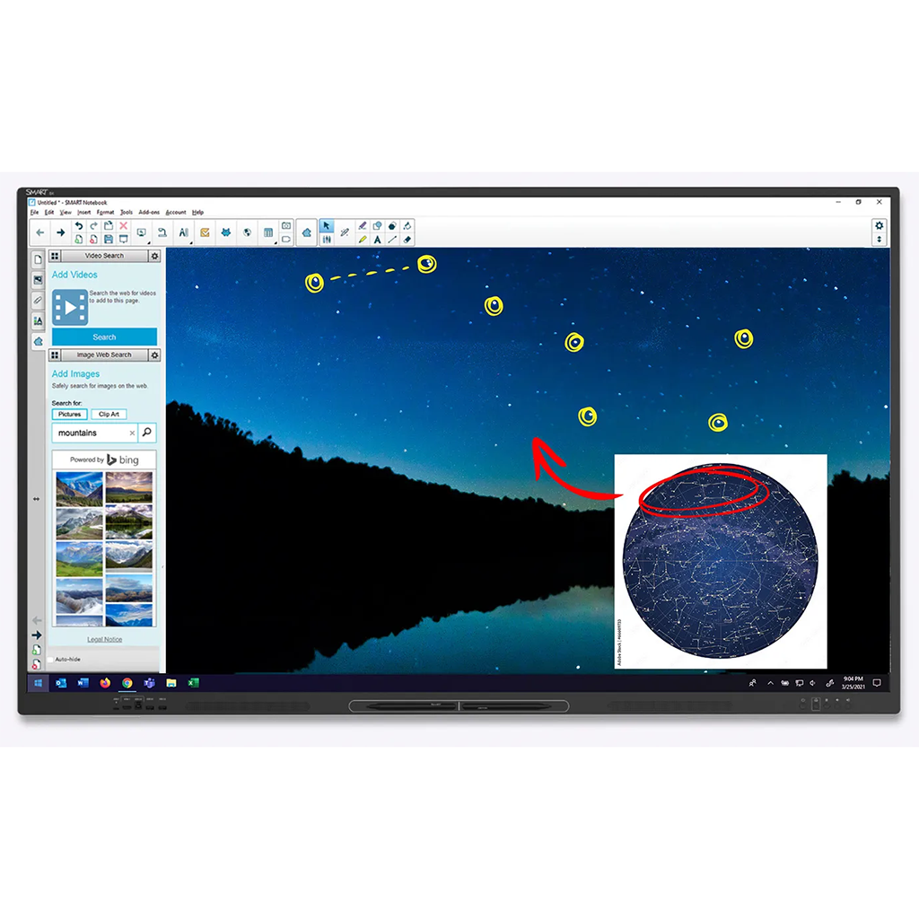 SMART Board GX V3 Series 65" 4K UHD Interactive Display - Android ...