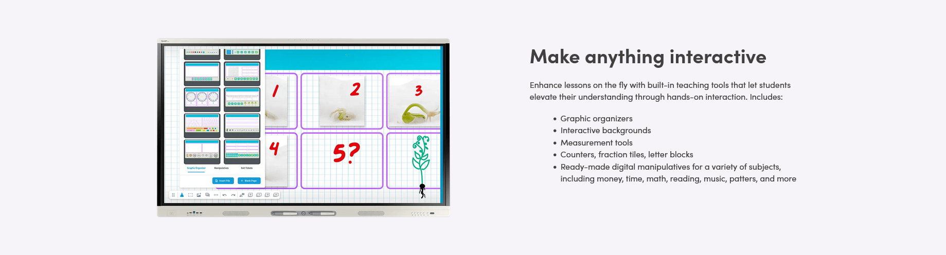 SMART Board MX Series 65" 4K UHD Interactive Display - Android - MX265 ...