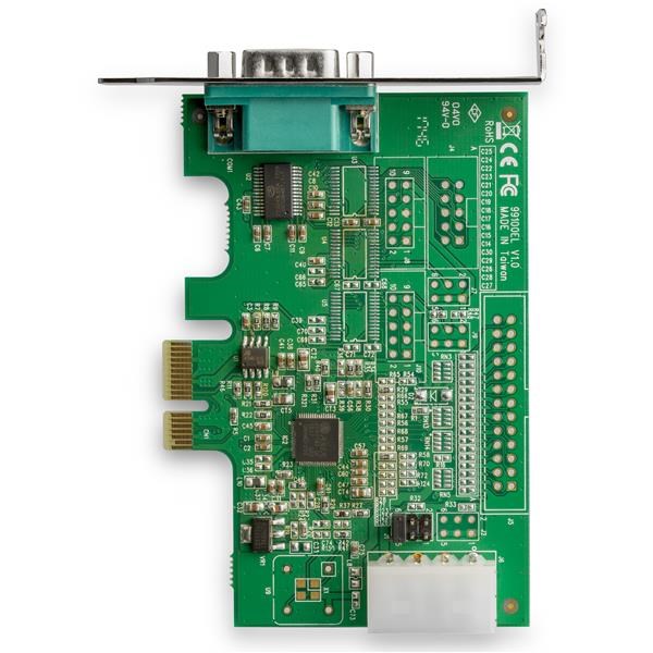 StarTech 1-port PCI Express RS232 Serial Adapter Card - PCIe Serial DB9 ...