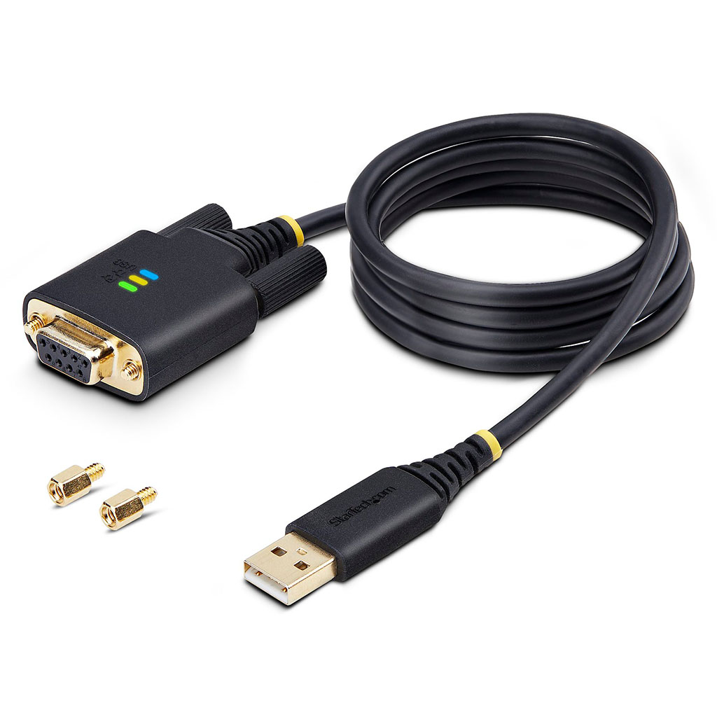 StarTech 1m USB-A to Null Modem Serial Adapter Cable - 1P3FFCNB-USB ...