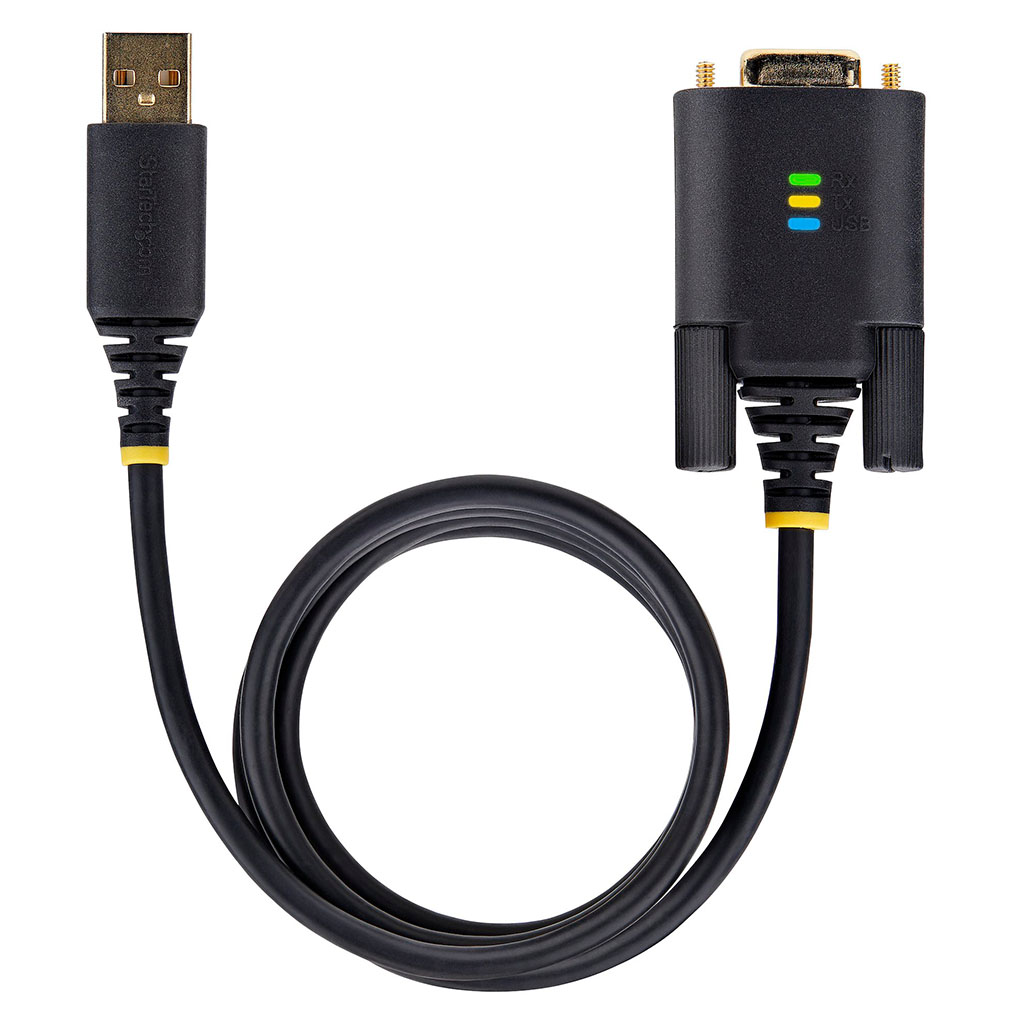 StarTech 1m USB-A to Serial Adapter Cable - 1P3FFCB-USB-SERIAL | Mwave