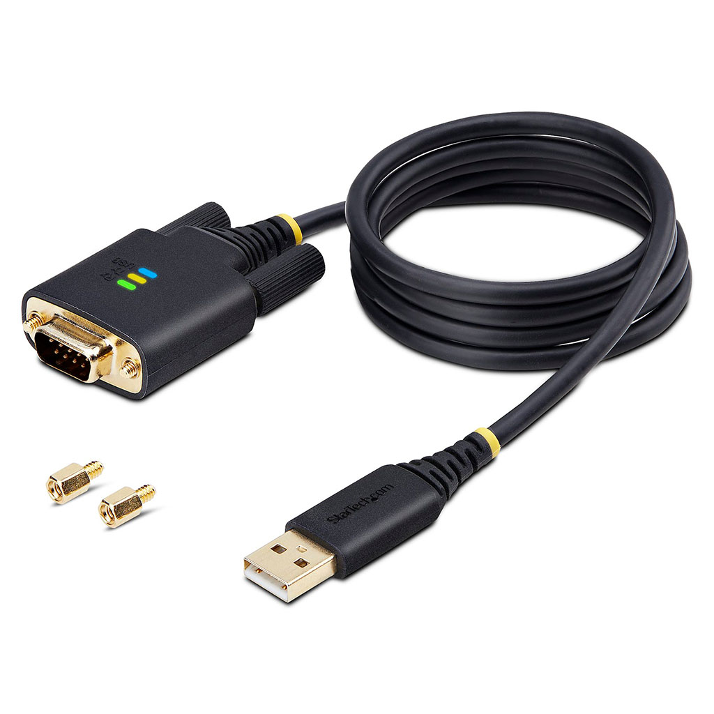 StarTech 1m USB-A to Serial Adapter Cable - 1P3FFCB-USB-SERIAL | Mwave