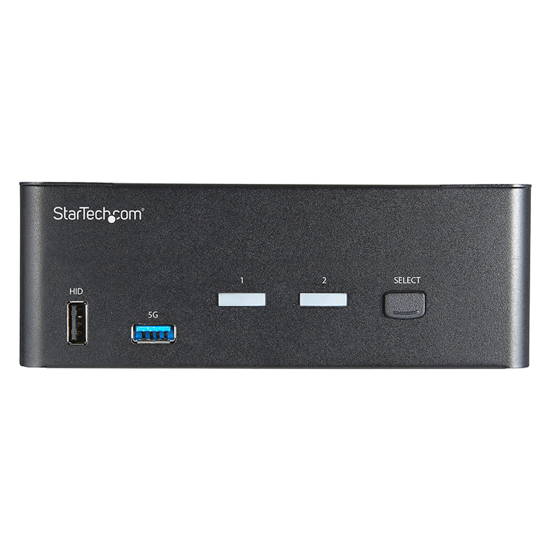 StarTech 2 Port Dual Monitor HDMI KVM Switch - 4K 60Hz w/ USB 3.0 Hub/TAA - SV231DHU34K6 | Mwave