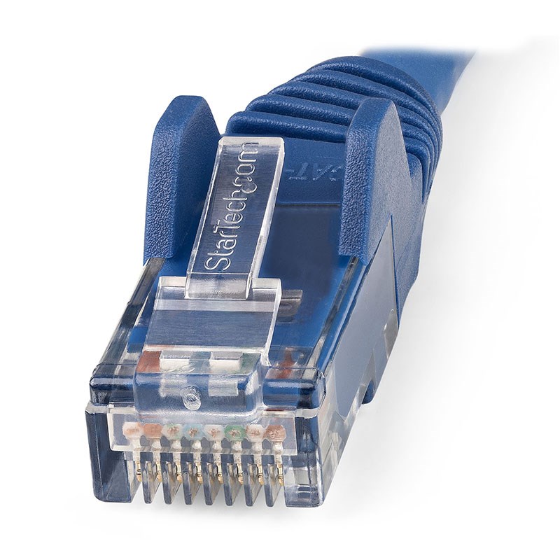 StarTech 2m LSZH CAT6 Snagless Patch Cord Ethernet Cable - Blue ...