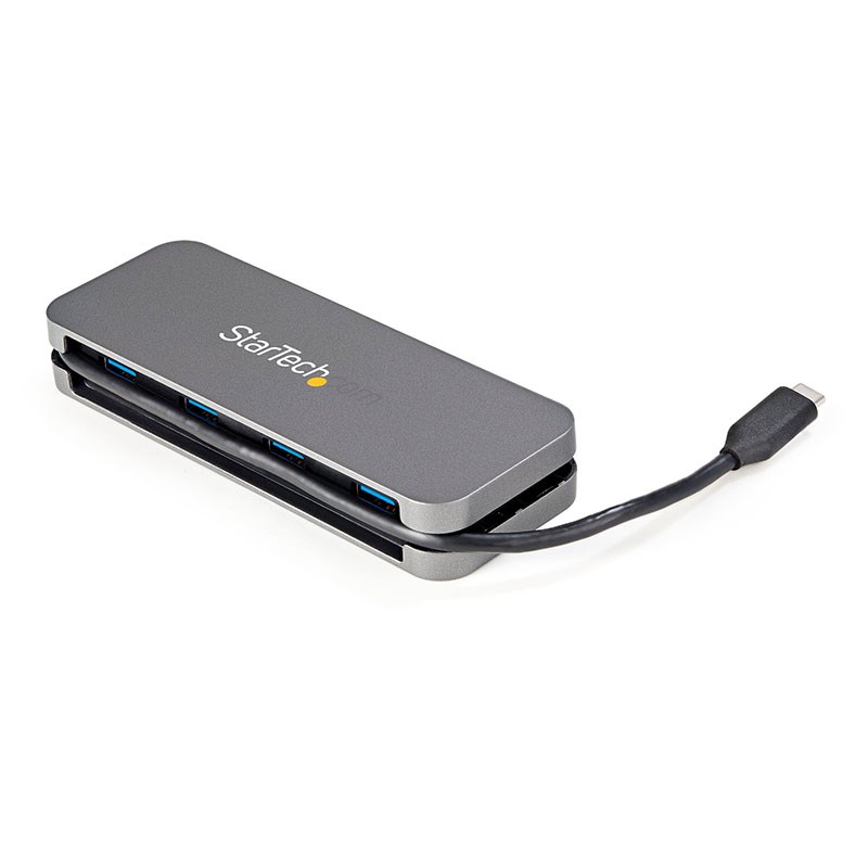 StarTech 11.5" 4-Port USB-C Hub 5Gbps - HB30CM4AB | Mwave